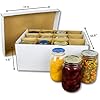 Amazon.com: JAK Industrial Mason Jar Storage Box/Quart Jar Container (3 ...