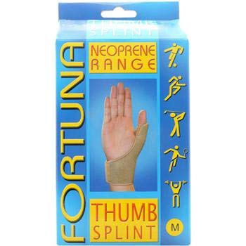 Amazon.com: Fortuna Neoprene Thumb Splint Support - Medium : Health ...
