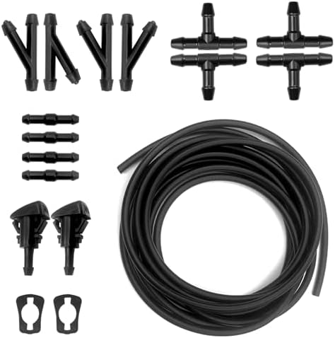 Amazon.com: Ladnum Windshield Washer Hose Kit, 5M Washer Fluid Hose ...