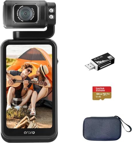 Amazon.com : ORDRO Camcorder 5K Video Camera Camcorder WiFi IR Night ...
