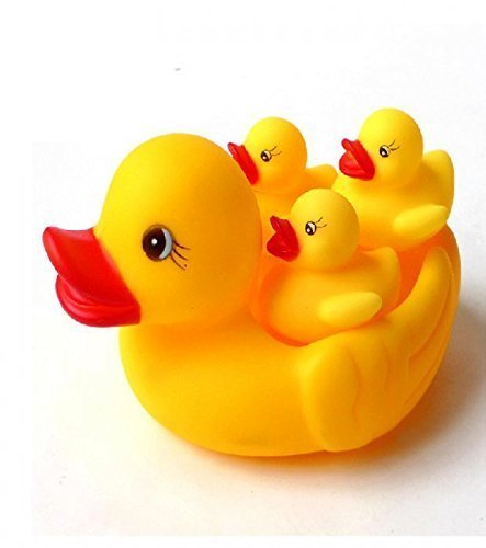 Buy ToysBuddy Baby Bathing Rubber Squeaky Ducks Floating Play Water ...