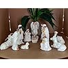 Buy Breeze Handicrafts Handmade Plain Christmas Crib Set/Nativity Set ...