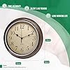 Amazon.com: bakbrand Retro Wall Clock 12 Inch Non-Ticking Silent ...