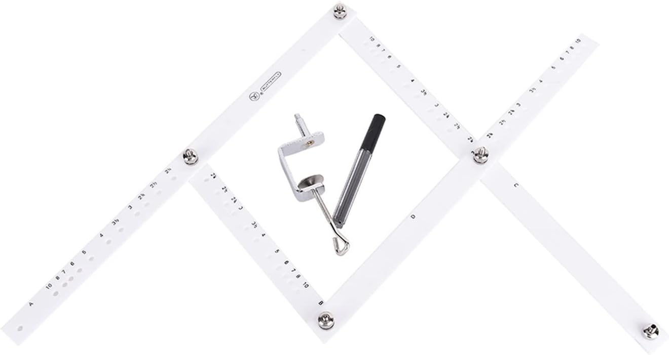 KEYVOR Drawing Ruler 34cm Scale Drawing Ruler Artist Pantograph Folding ...