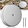 Wuno Shop 7 Inch Cleanout Cover Plate, Round Cleanout Plug Access Hole ...