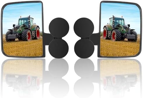 Amazon.com: Universal Magnetic Tractor Mirrors, HD Foldable Side ...