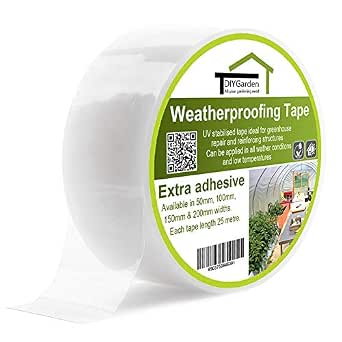 Extra Strong Greenhouse Repair Tape, 1 Roll - 10cm width/ 25m Length ...
