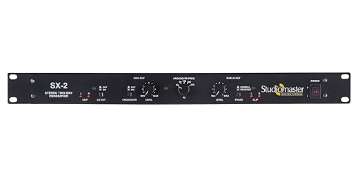Studiomaster SX-2 Two way stereo Active crossover. : Amazon.in: Musical ...