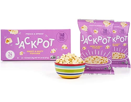 Amazon.com : Prince & Spring Jackpot Popcorn Sweet & Salty 1oz x ...