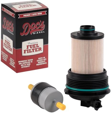 Amazon.com: Doc's Diesel Fuel Filter DFD4627 | Compatible with Ford F ...