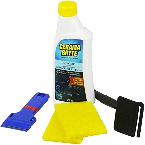 Cerama Bryte - Cooktop Cleaning Kit - Includes 10 oz. Bottle of Cerama ...