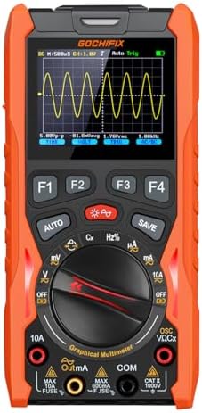 Handheld Oscilloscope Multimeter Waveform Generator 12MHz Bandwidth ...