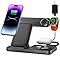 Amazon.com: Wireless Charger, 3 in 1 Charging Station for Multi Devices ...