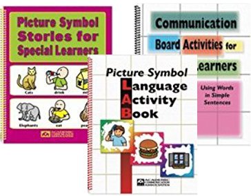 Picture Symbol Augmentative Communication Book Pack (3 book set ...