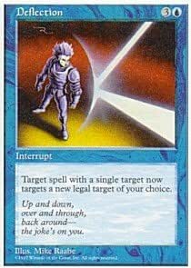 Amazon.com: Magic: the Gathering - Deflection - Fifth Edition : Toys ...