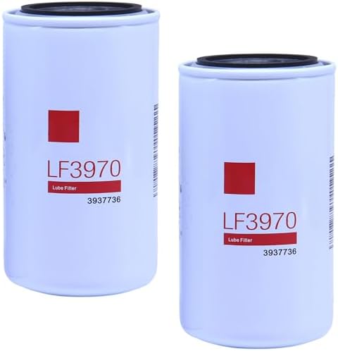 Amazon.com: 2 Pack of LF3970 Lube Oil Filter Replaces 3937736, 5404947 ...