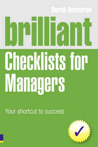 Brilliant Checklists for Managers: Your shortcut to success: Derek ...