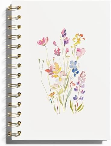 Amazon.com : WFSM Floral Notebook - Wildflower Journal, Flower Notebook ...