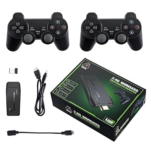 KYLEN Wireless video games for tv gaming Retro gaming console with Game ...