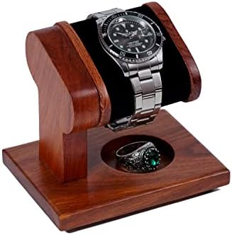 Amazon.com: Bimoha - Watches Stand - Handmade Wood Watch Stand for Men ...