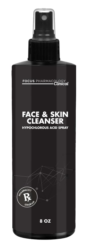 Amazon.com: Face & Skin Cleanser Hypochlorous Acid Spray – Gentle ...