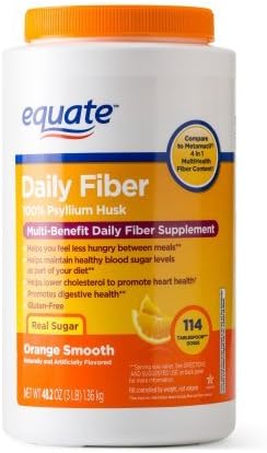 Equate Fiber Therapy Powder Supplement Value Size, 114 Ct, 48.2 Oz: Buy ...