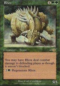 Amazon.com: Magic: the Gathering - Rhox - Nemesis : Toys & Games