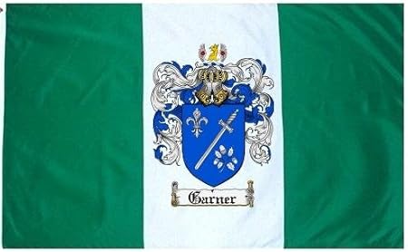 Amazon.com : Garner Family Crest / Coat of Arms Flag. Large 3 ft. x 5 ...