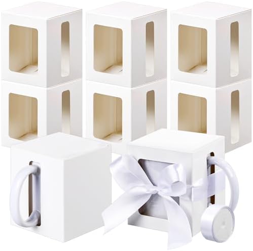 Amazon.com: Kosiz 36 Pcs Mug Boxes Sublimation Mugs Gift Bags Mug Box ...
