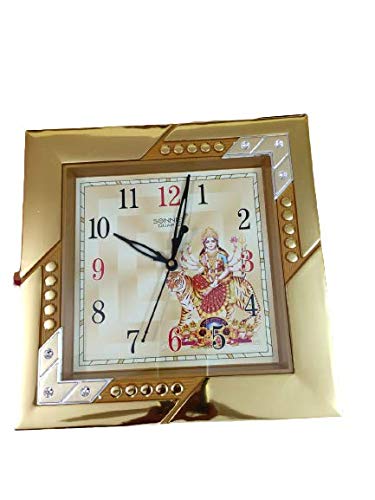 Buy Amazing Quality Wall Clock Navratra and Diwali Special Maa Durga ...