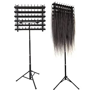 Amazon.com : BuBuStar Braiding Rack with 120 Pegs - Height Adjustable ...