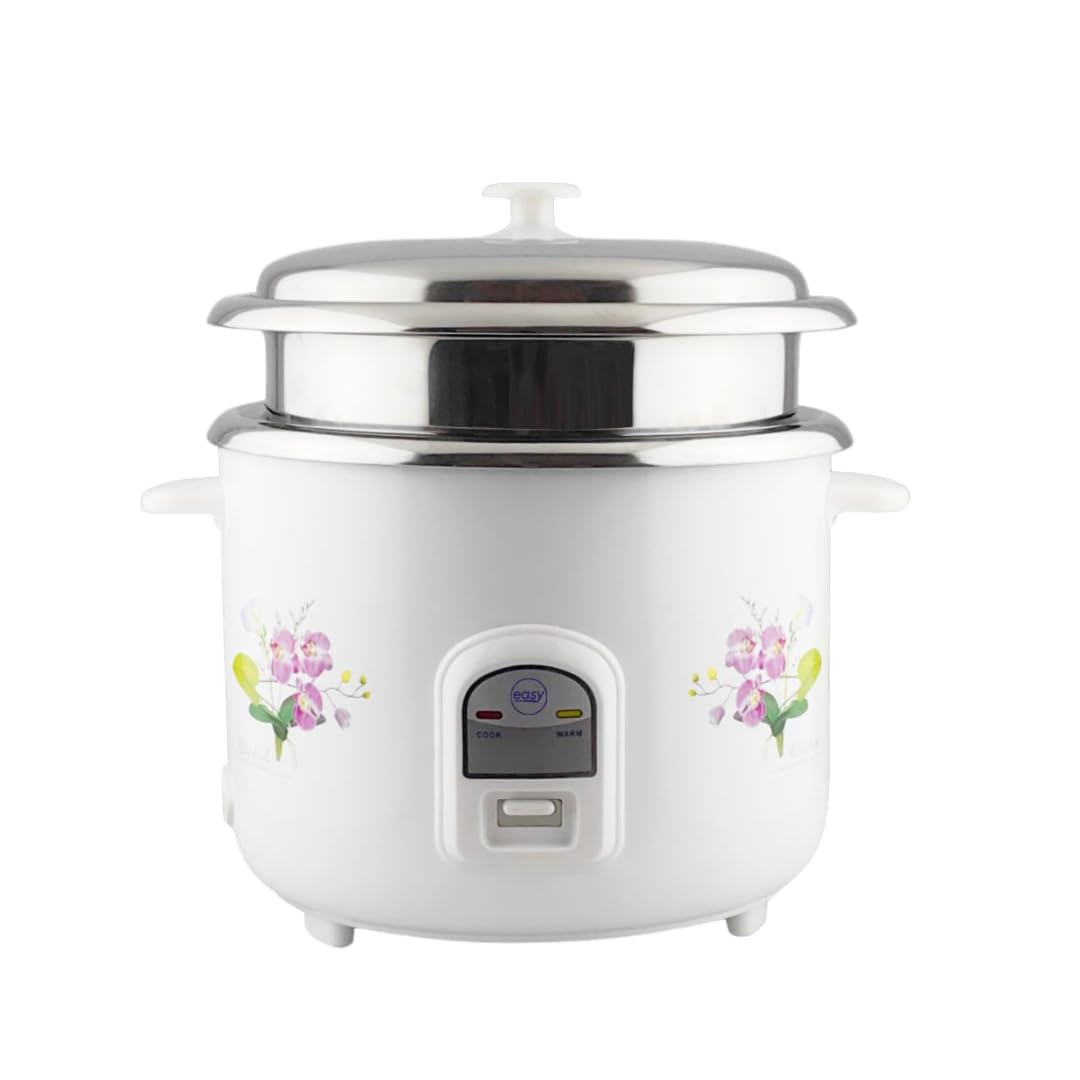 Buy EASY Electric Rice Cooker, 2.8 Liter Capacity With 2 Cooking ...