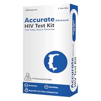 Accurate Advanced HIV Self Test Kit – Pack of 2 Strips | Easy At-Home ...