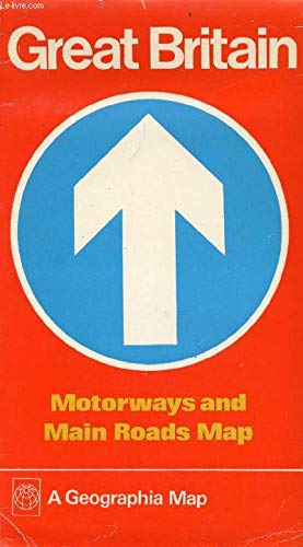 Motorways Map (Great Britain Map) : Geographia, Geographia Ltd: Amazon ...