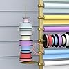 Amazon.com: FWTXZTER 12-Layer Wrapping Paper Rack, Wall Mount Ribbon ...