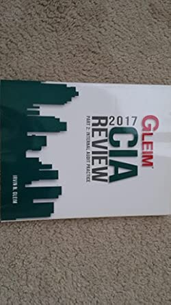 Gleim 2017 CIA Review Part 2 Brand New: Irwin N. Gleim: 9781618540416 ...
