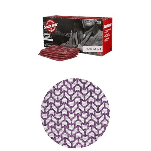 Bundle of 3M Scotch-Brite General Purpose 7447B Hand Pad, Very Fine ...