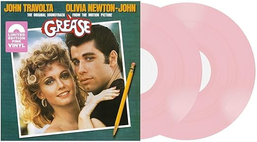 Amazon.com: Grease Soundtrack Vinyl, Grease Movie OST Record, Pink 2LP ...