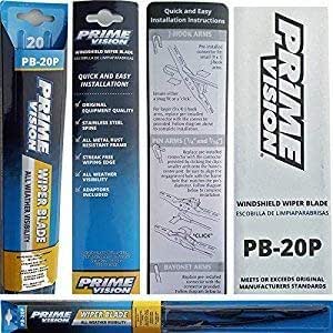 Amazon.com: Prime Vision Windshield Wiper Blade All Weather Visibility ...
