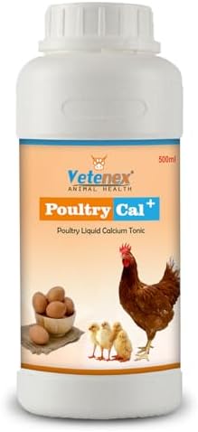 VETENEX Poultry Cal Plus - Calcium Supplement for Poultry - 500 ML ...