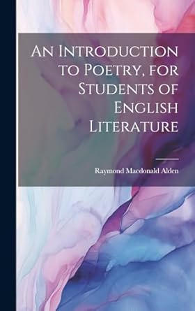 Amazon.com: An Introduction to Poetry, for Students of English ...