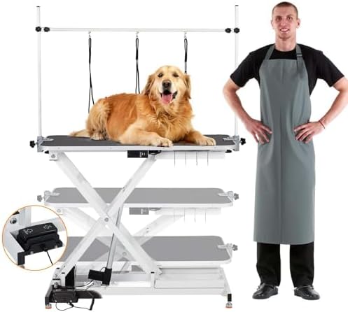 Amazon.com : Professional Electric Dog Grooming Table, Height ...
