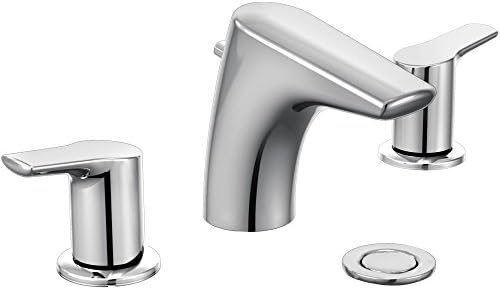 Moen T4570 Monticello Two-Handle Low Arc Bathroom Faucet Without Valve ...
