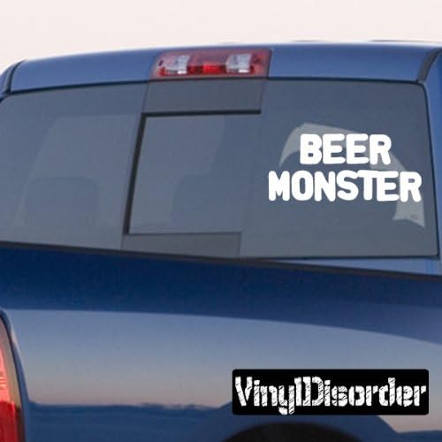 Amazon.com - Beer Monster Bumper Sticker Vinyl Decal Sticker 015