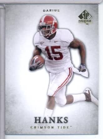 2012 Upper Deck SP Authentic # 8 Darius Hanks RC - Alabama Crimson Tide ...