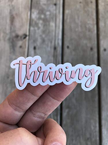 Amazon.com: Thriving Sticker, Laptop Sticker, Water Bottle Sticker ...