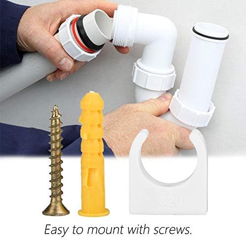 Pipe Clamp,20pcs 16/20/25/32mm PPR U Shape Pipe Clamp Tube Pipe Fasten ...