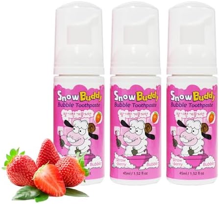 Amazon.com: SnowBuddy Kids Foam Toothpaste - Mint, Grape, and ...