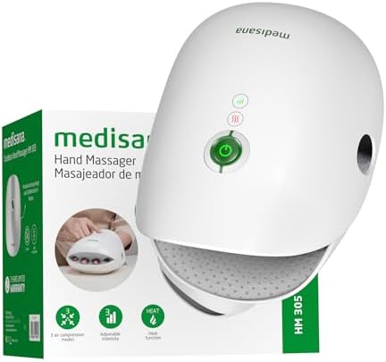 Amazon.com: CINCOM Hand Massager with Heat and Compression, Finger and ...