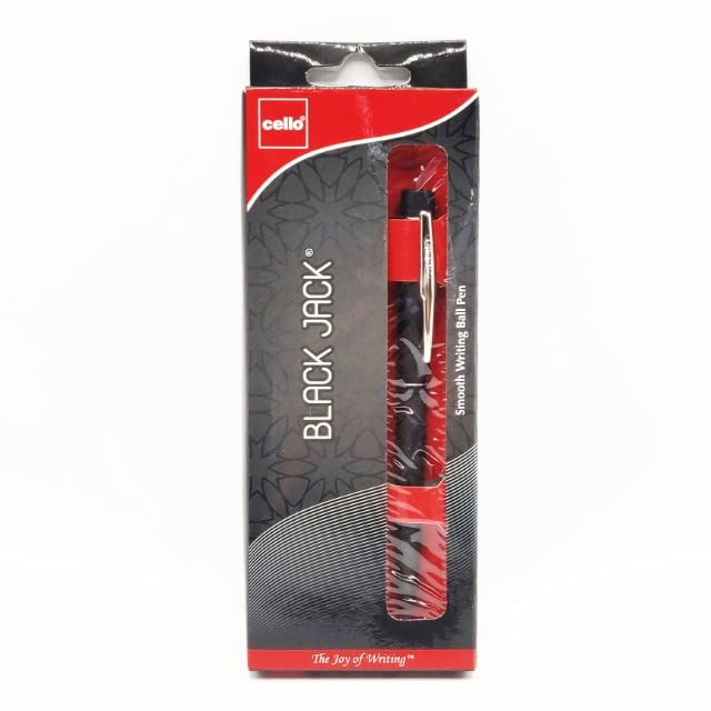 Cello Black Jack Pen (Pack of 6 Pen) : Amazon.in: Office Products